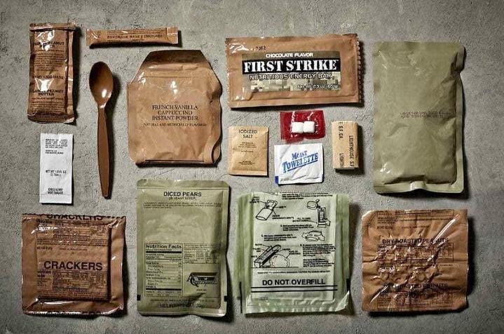 U.S. Military MRE (meal Ready-to-eat) – Authentic Army Surplus Ration ...