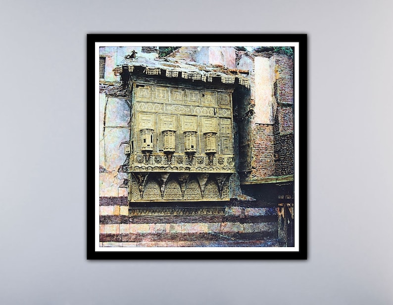 Traditional Wooden Mashrabiya Window Cairo - Etsy