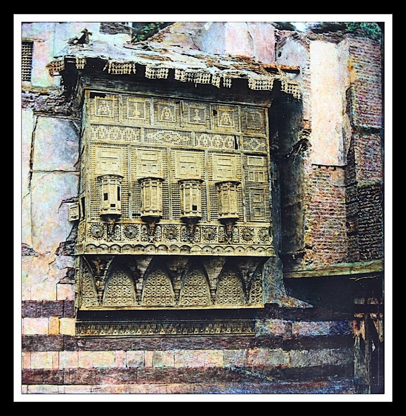 Traditional Wooden Mashrabiya Window Cairo - Etsy