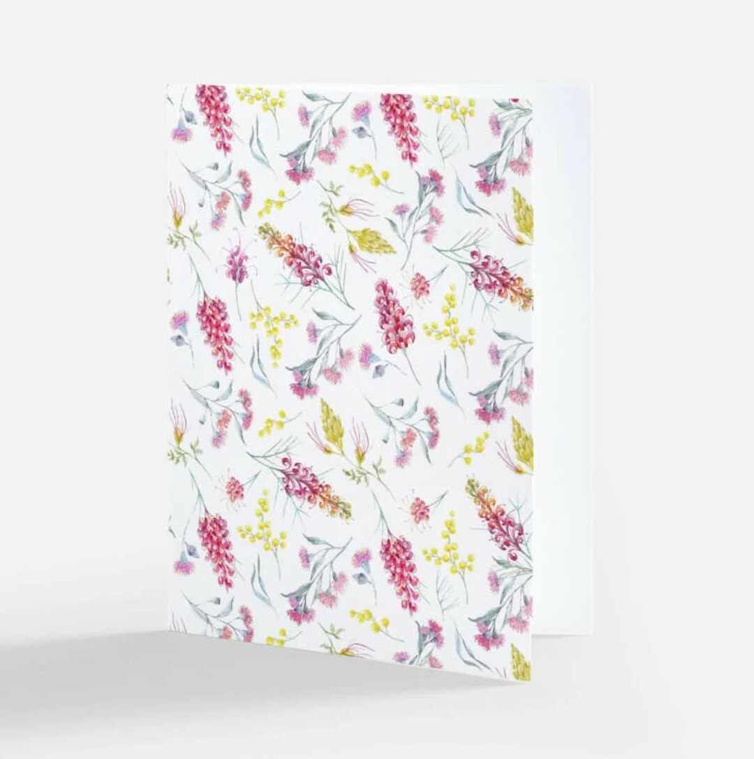 Australian Native Cards Five Pack - Etsy