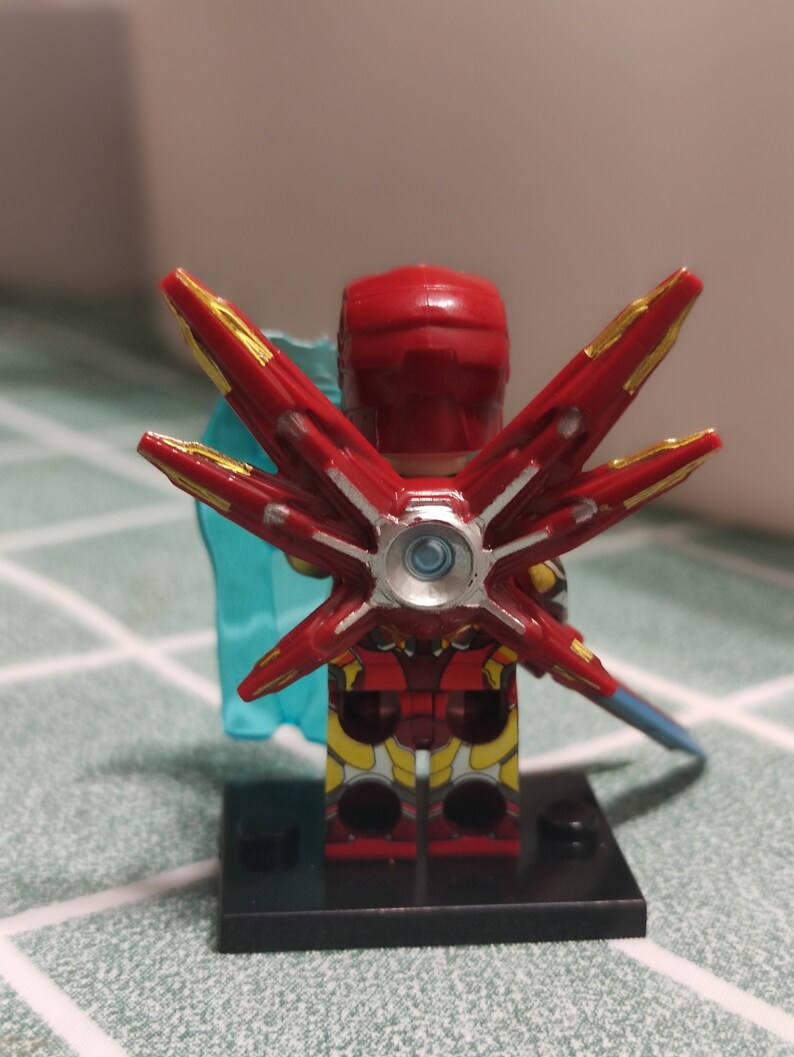 Building Block Iron Man Custom Minifigure - Etsy