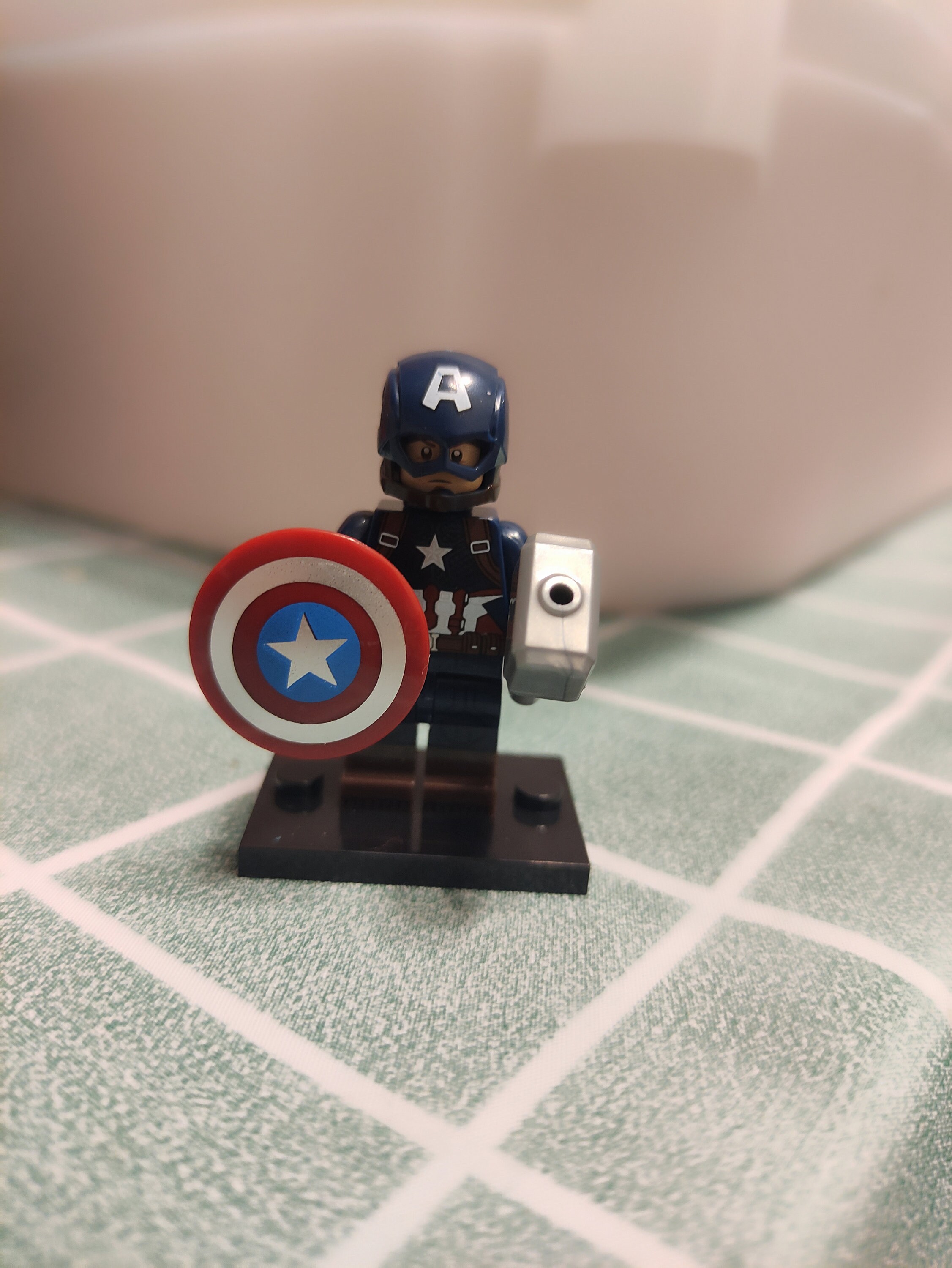 Building Captain America Custom Minifigure - Etsy