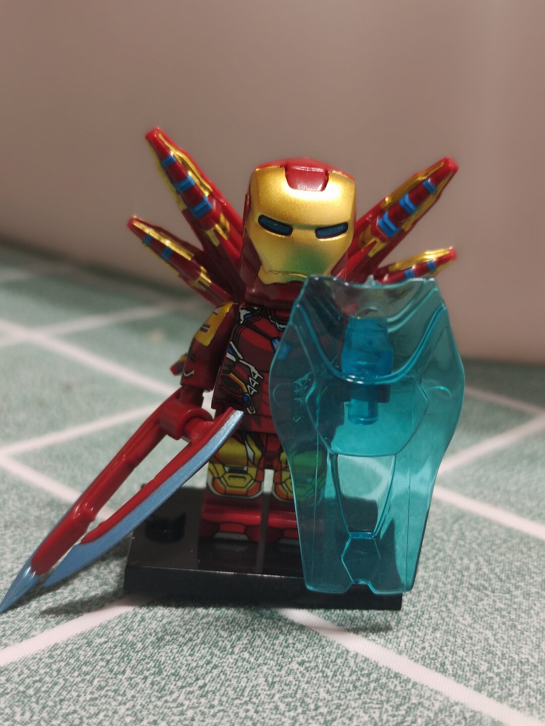 Building Block Iron Man Custom Minifigure - Etsy
