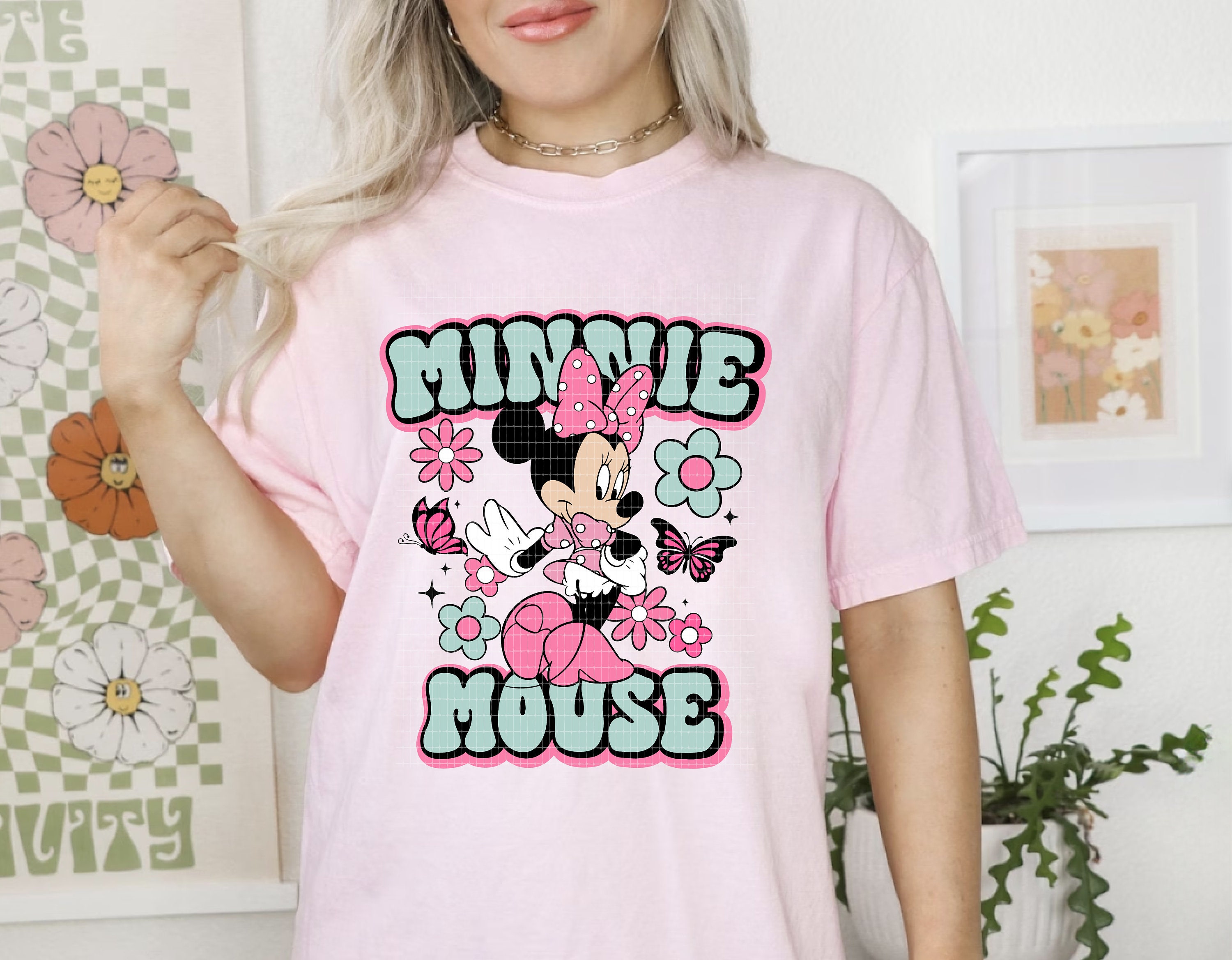 Minnie Mouse Png Sublimation, Cute Mouse Png, Groovy Sublimation ...