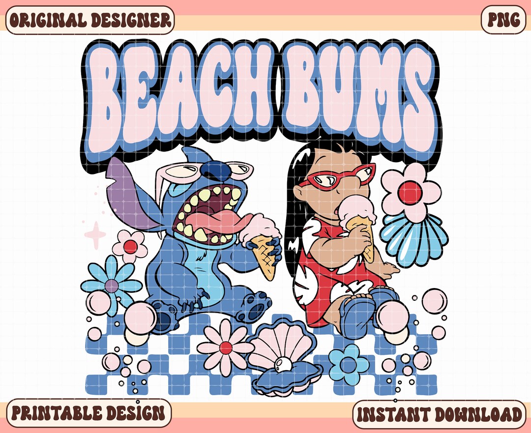 Beach Bums Funny Summer Png Sublimation Design Digital Download Trendy ...
