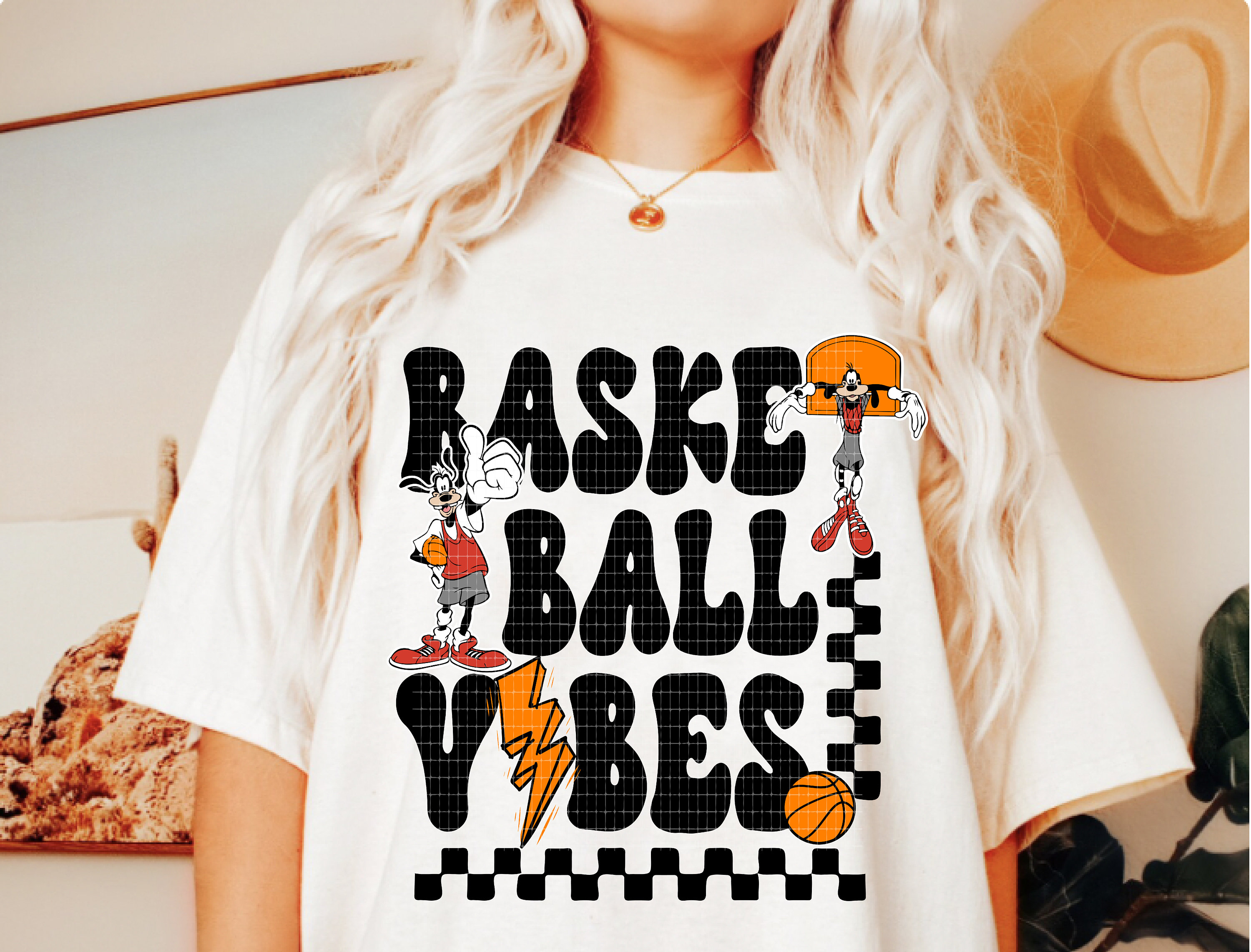 Goofy Basketball Vibes Png Sublimation Design Download, Sports Png ...