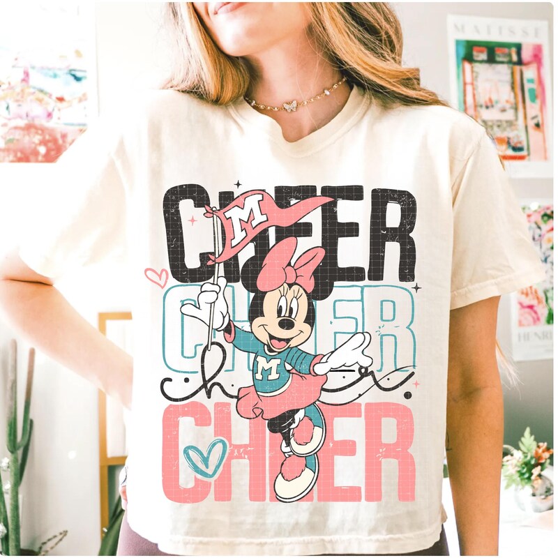 Minnie Cheerleader Decor - Etsy