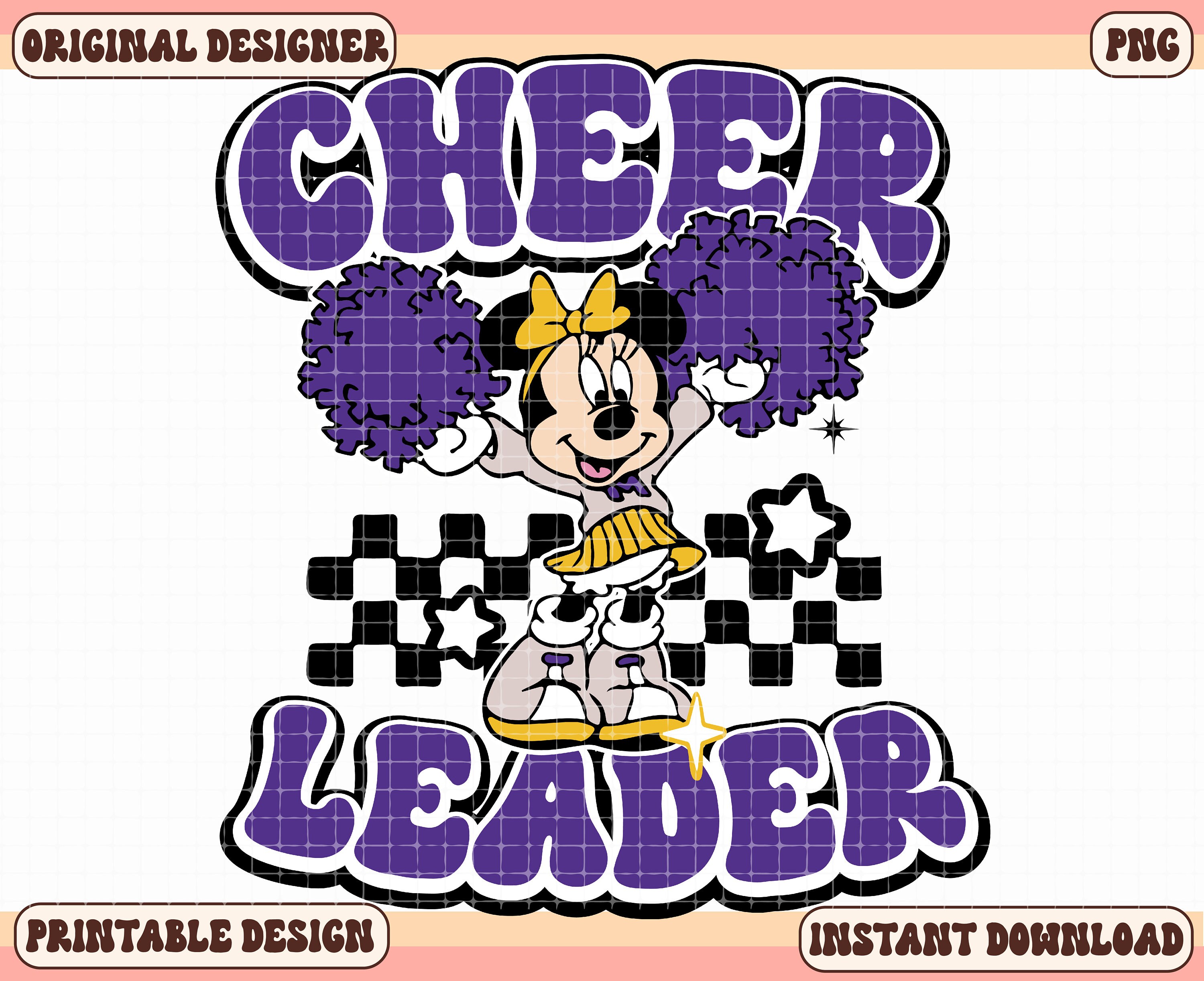 Purple Cheerleader PNG, Cheer PNG, Cheer Leader Png, Cheer Mom Png ...