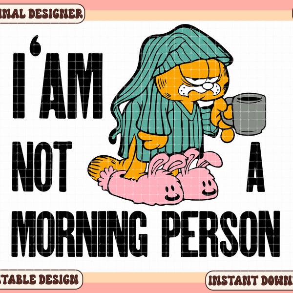 Not Morning Person - Etsy