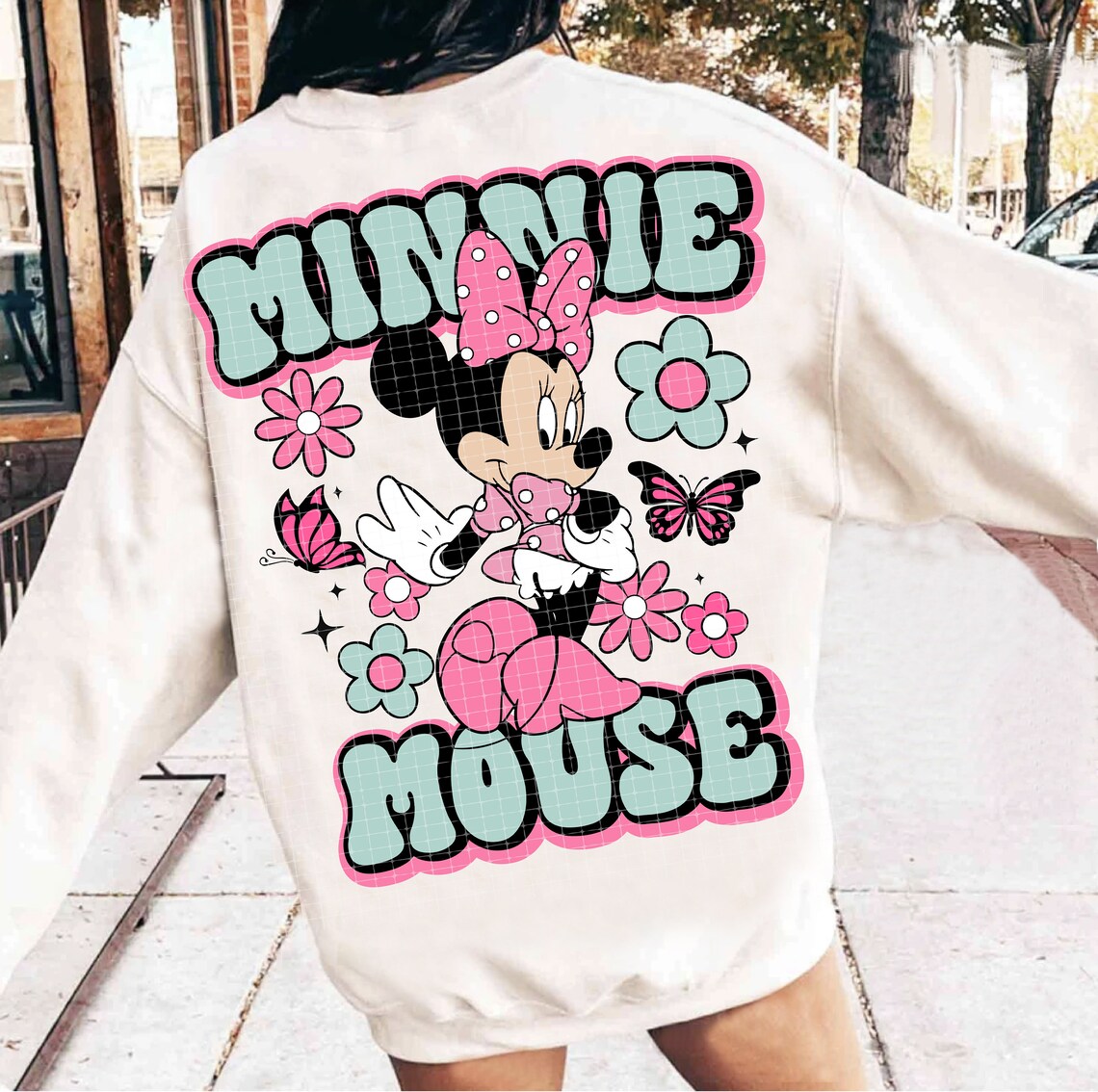 Minnie Mouse Png Sublimation, Cute Mouse Png, Groovy Sublimation ...