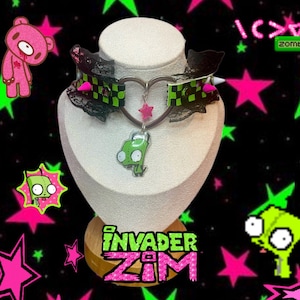 Invader Zim GIR Choker Scene - Etsy