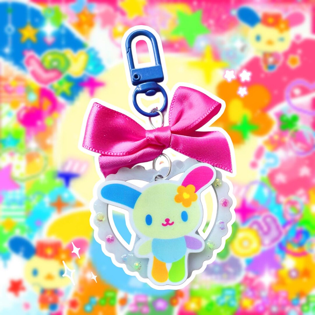 Usahana Keychain Usahana Jojifuku Cutecore Kawaiicore Coquettecore Pink ...