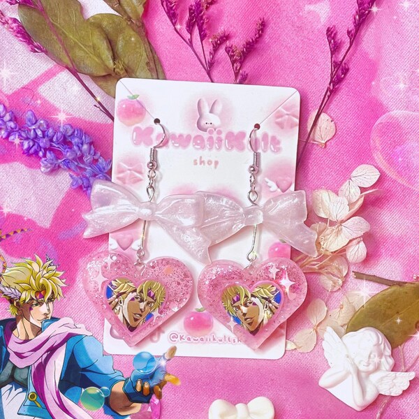Jojo Bizarre Adventure Earrings - Etsy