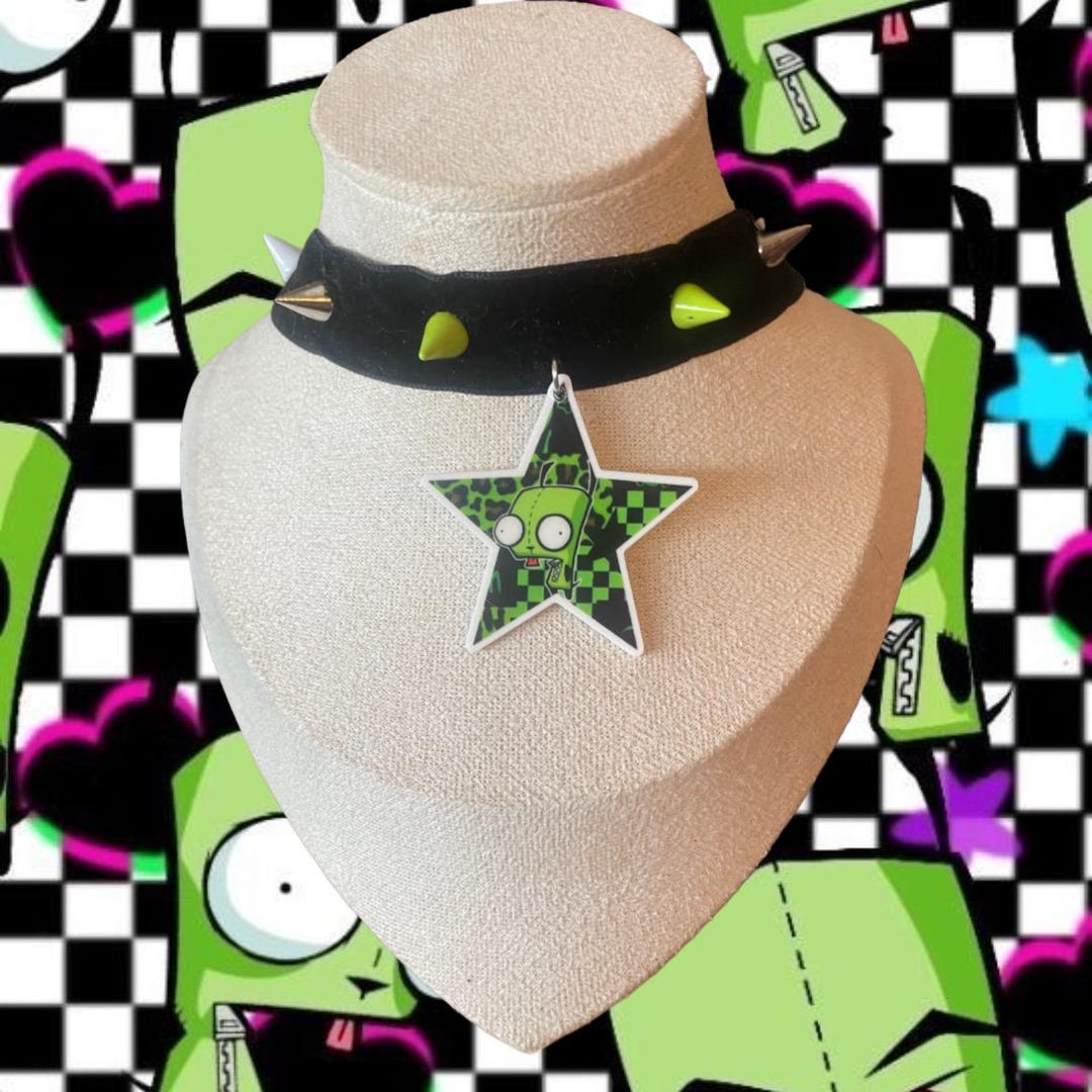 Invader Zim GIR Choker Scene - Etsy