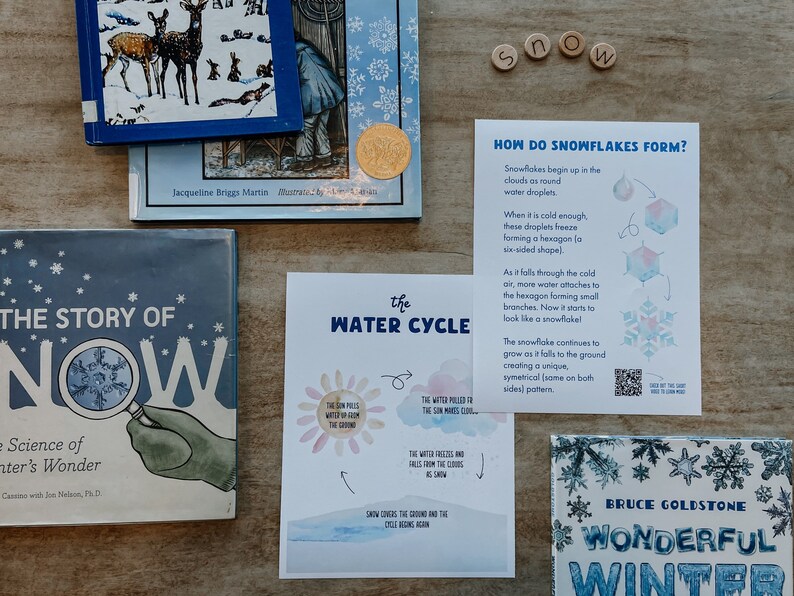 Snow Unit Study, Homeschool Printables, Charlotte Mason Inspired ...