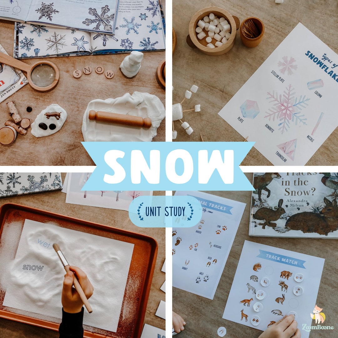 Snow Unit Study, Homeschool Printables, Charlotte Mason Inspired ...