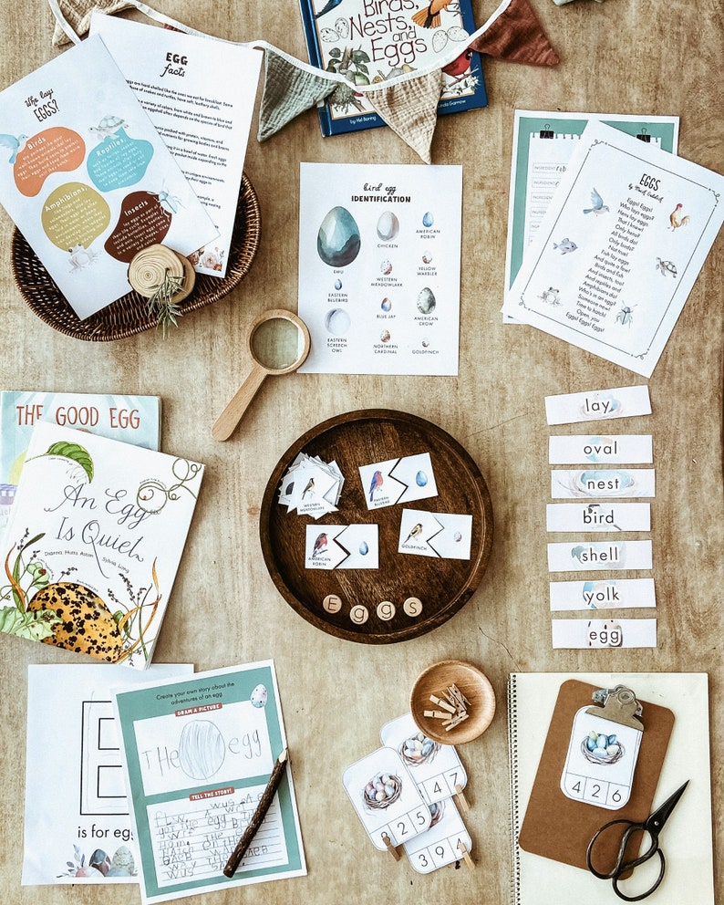 Spring Unit Study Pack, Homeschool Unit Study Bundle, Activity Pack ...