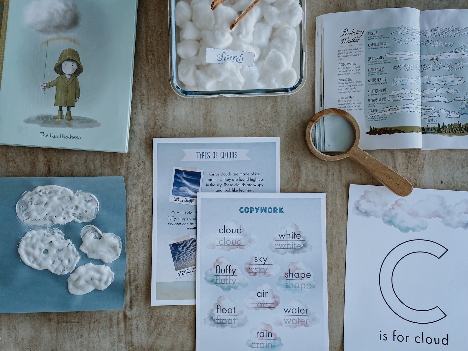 Cloud Unit Study, Cloud Activity Pack, Homeschool Unit Study ...