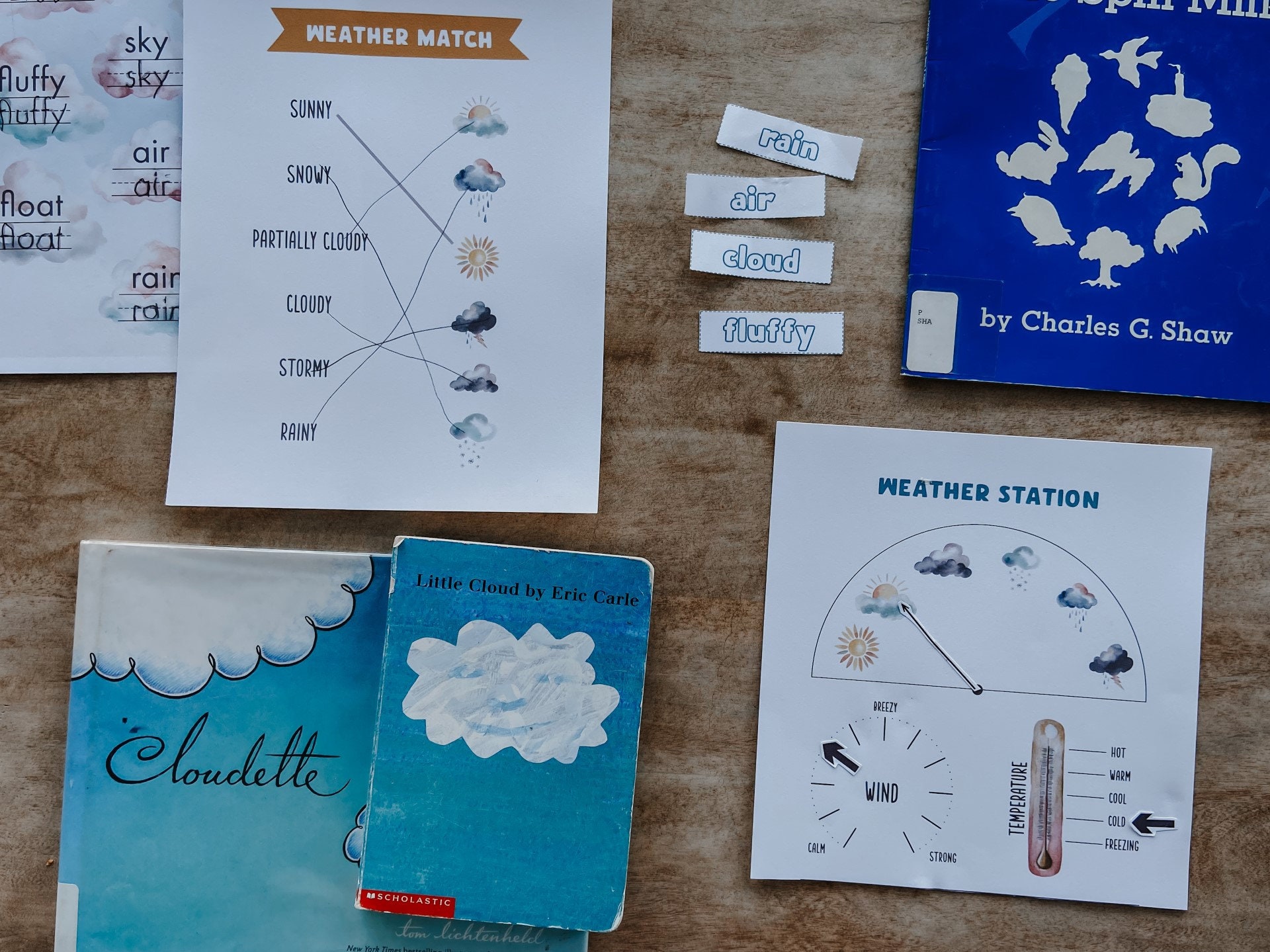 Cloud Unit Study, Cloud Activity Pack, Homeschool Unit Study ...