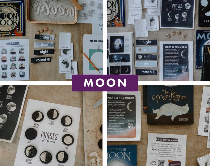 Moon Unit Study,homeschool Unit Study, Curriculum, Homeschool ...