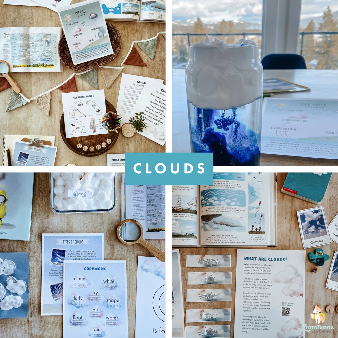 Cloud Unit Study, Cloud Activity Pack, Homeschool Unit Study ...