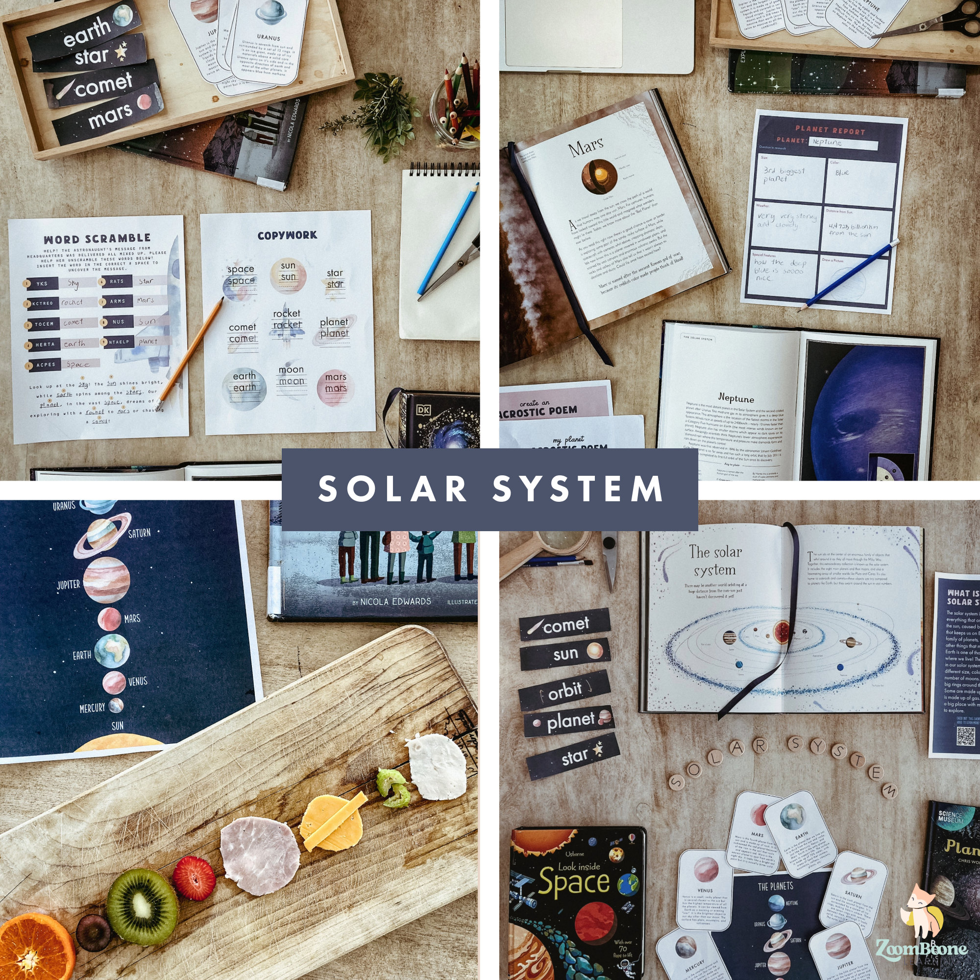 Solar System Unit Study, Homeschool Unit Studies, Homeschool Printables ...