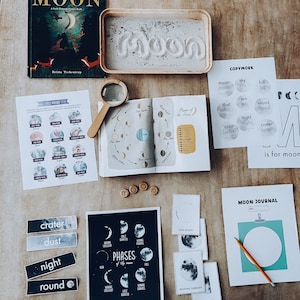 Solar System and Moon Study Bundle, Solar System, Moon Unit Study ...