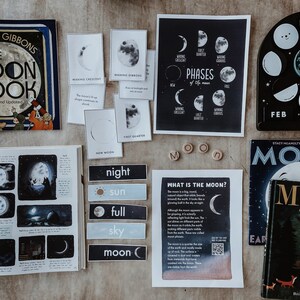 Solar System and Moon Study Bundle, Solar System, Moon Unit Study ...