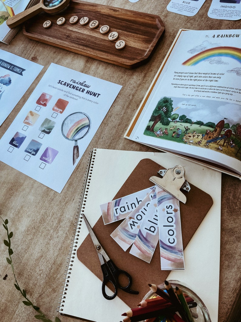 Rainbow Unit Study, Homeschool Unit Studies, Homeschool Printables ...