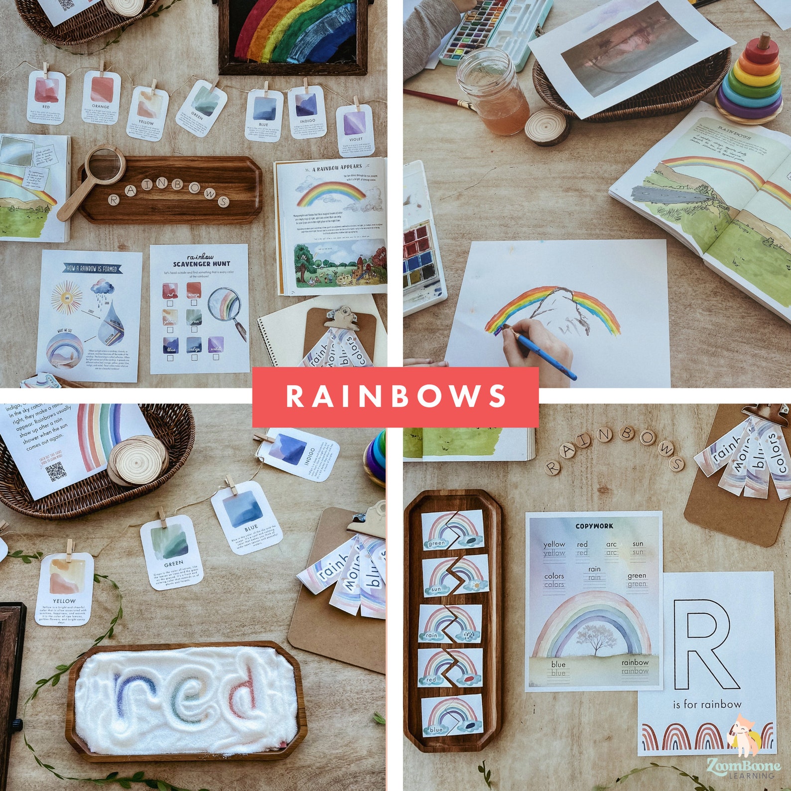 Rainbow Unit Study, Homeschool Unit Studies, Homeschool Printables ...