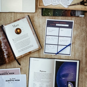 Solar System and Moon Study Bundle, Solar System, Moon Unit Study ...