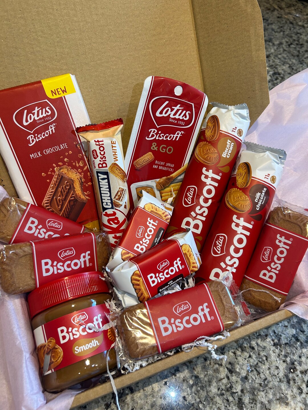 Lotus Biscoff Hamper Limited Edition Gift for Him or Her Birthday ...