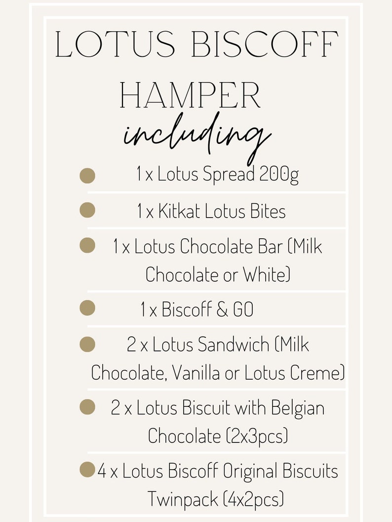 Lotus Biscoff Hamper Limited Edition Gift for Him or Her Birthday ...