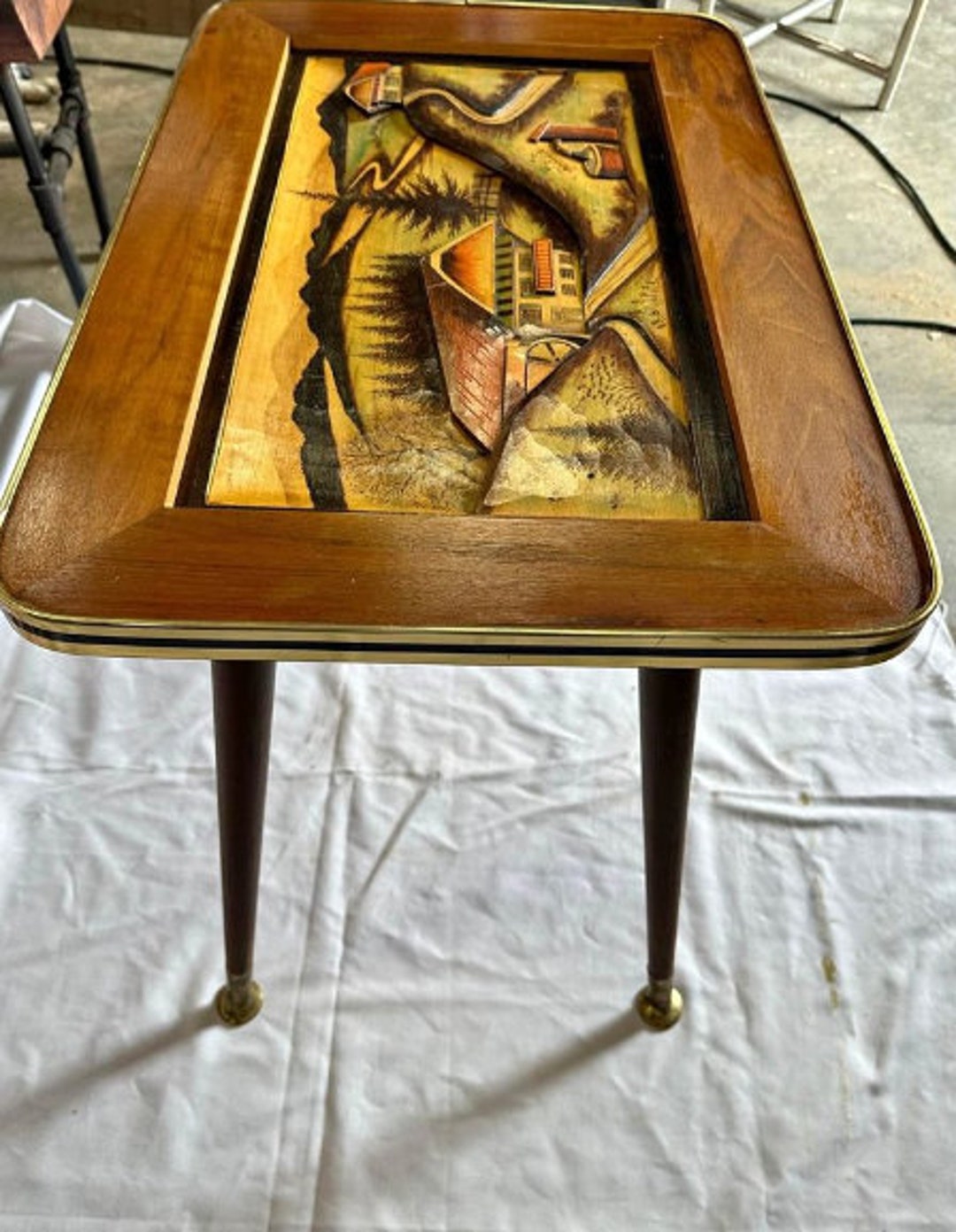 Wood Carved Table - Etsy