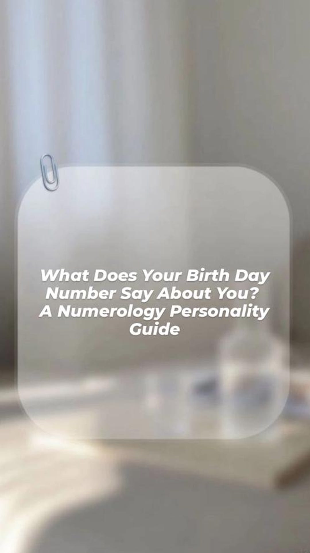 What Does Your Birth Day Number Say About You A Numerology Personality ...