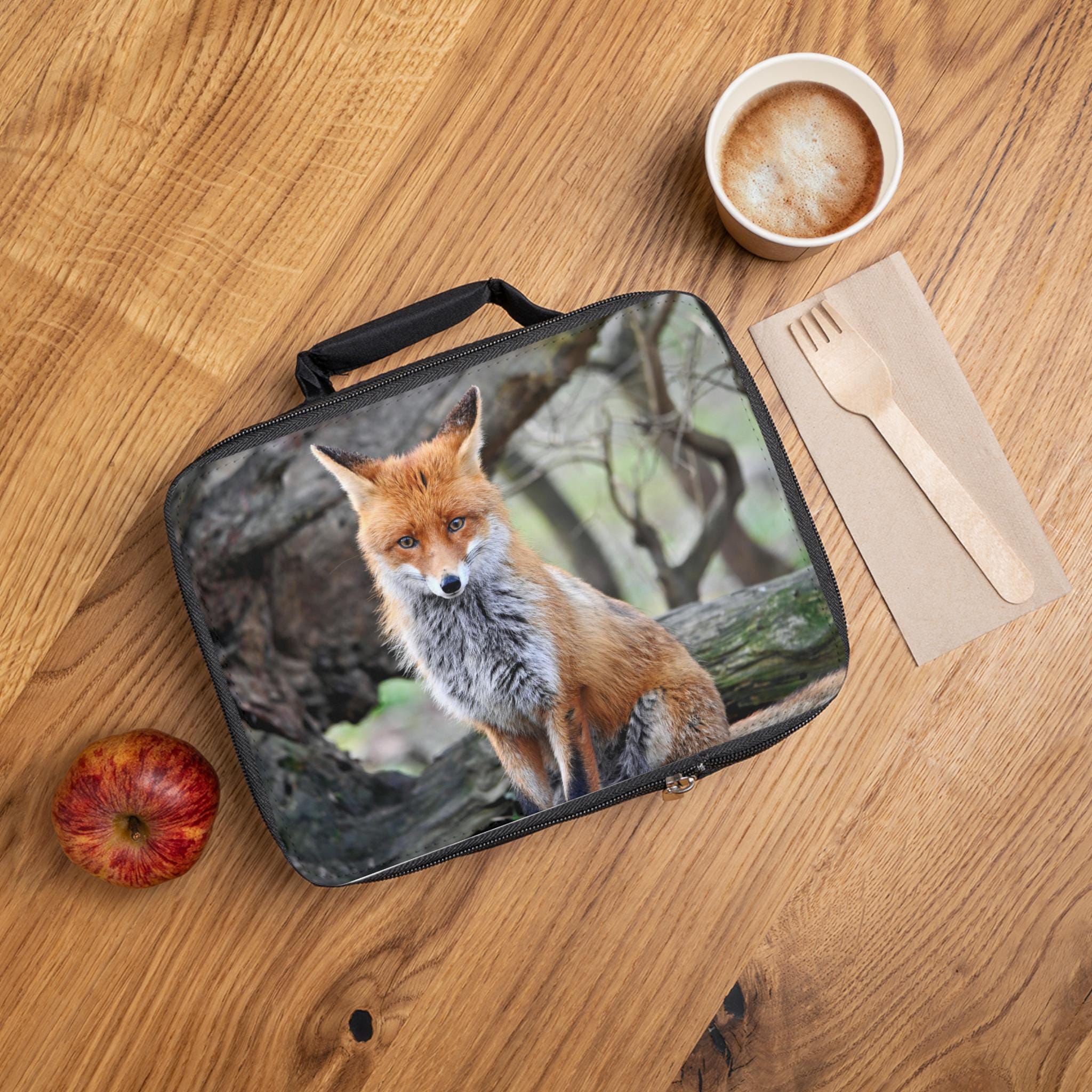 Fox Lunch Bag, Fox Lunch Box, Fox Photo Lunch Box, Wildlife Lunch Bag ...