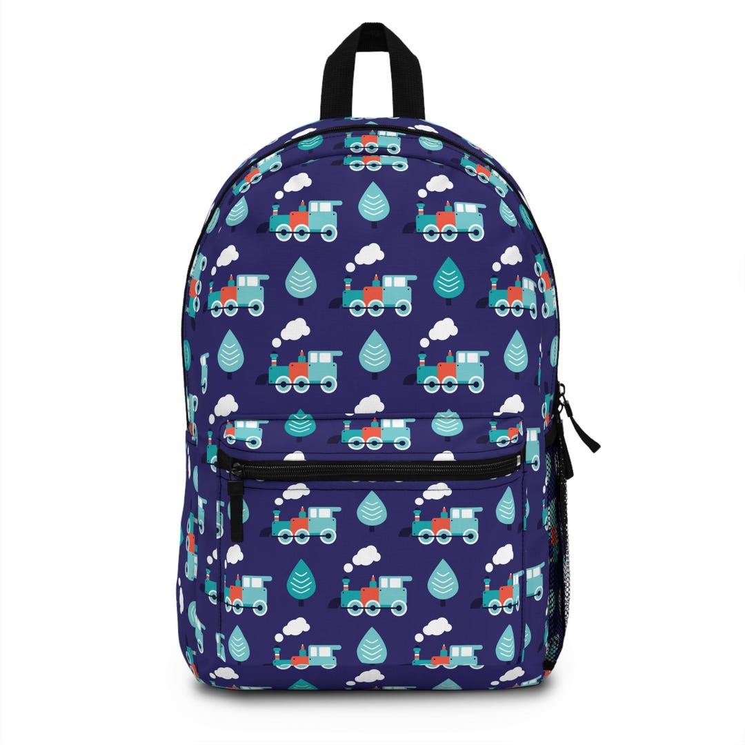 Blue Train Backpack Blue Backpack Blue Train Backpack, Blue Train ...