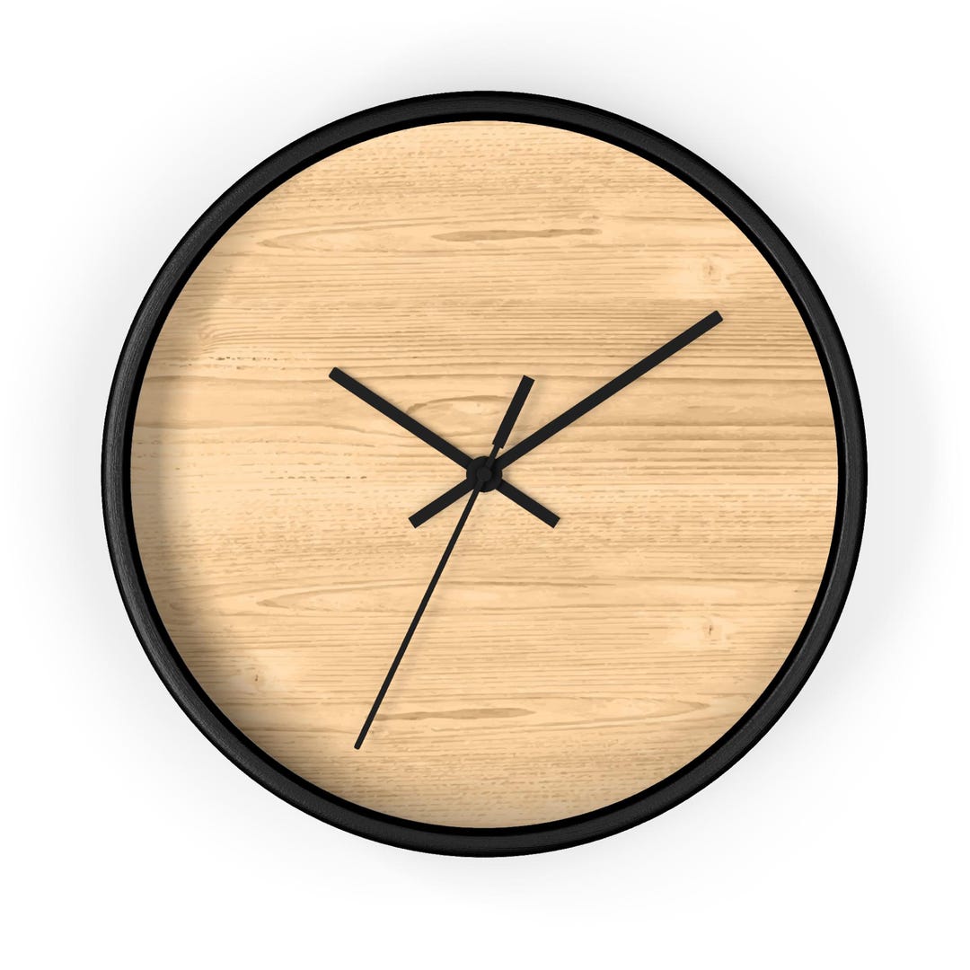 Minimalist Wall Clock, Modern Home Decor, Housewarming Gift, Apartment ...
