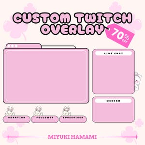Custom Twitch Overlay Stream Package L Custom Twitch Overlay Package L ...