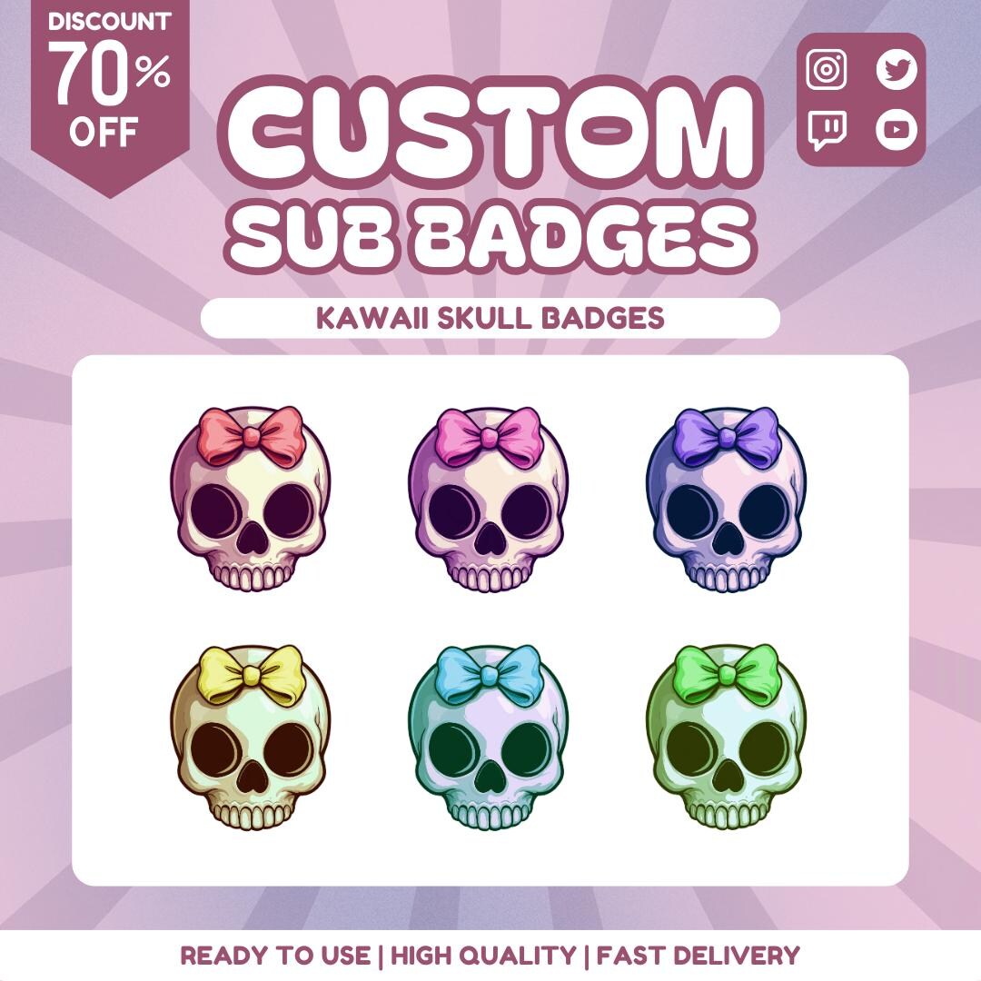 Custom Sub Badges Poison Sub Badges Twitch Sub Badges Twitch Bit Badges ...
