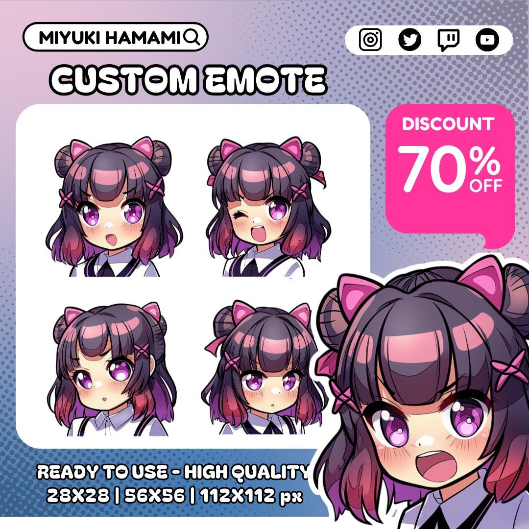 Custom Emotes, Emotes, Custom Emote, Twitch, Chibi Emotes，twitch Emotes ...