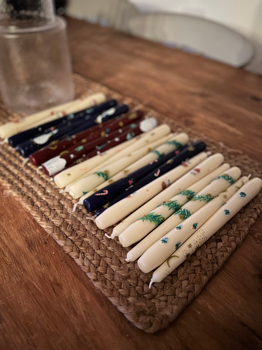 Hand Painted Taper Candles for All Occasions and Seasons - Etsy