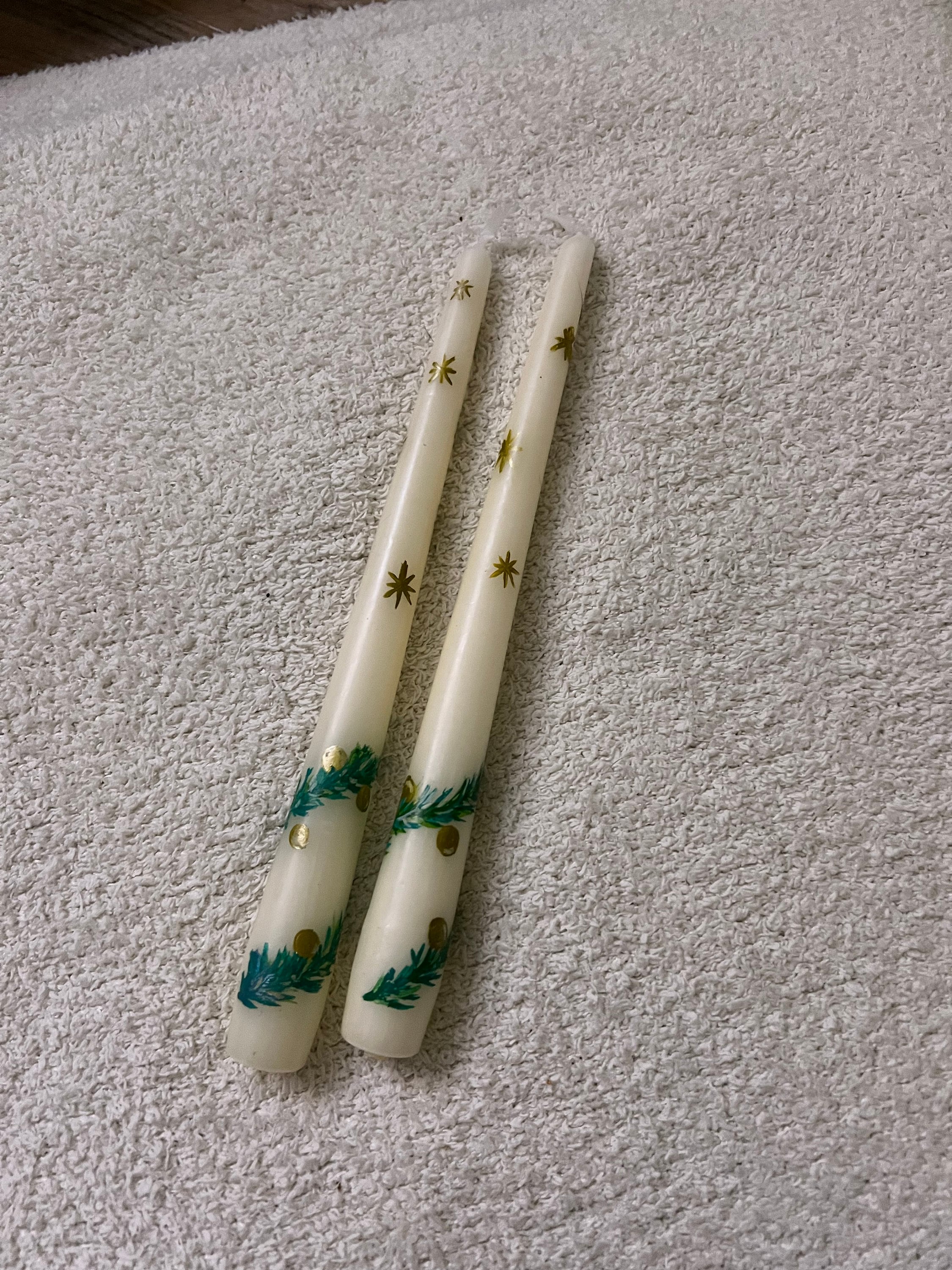 Hand Painted Taper Candles for All Occasions and Seasons - Etsy