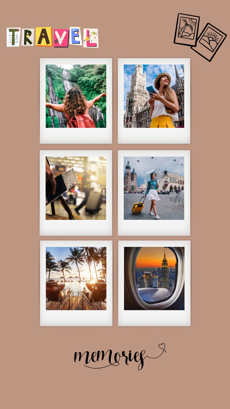 Simple Travel Template - Etsy