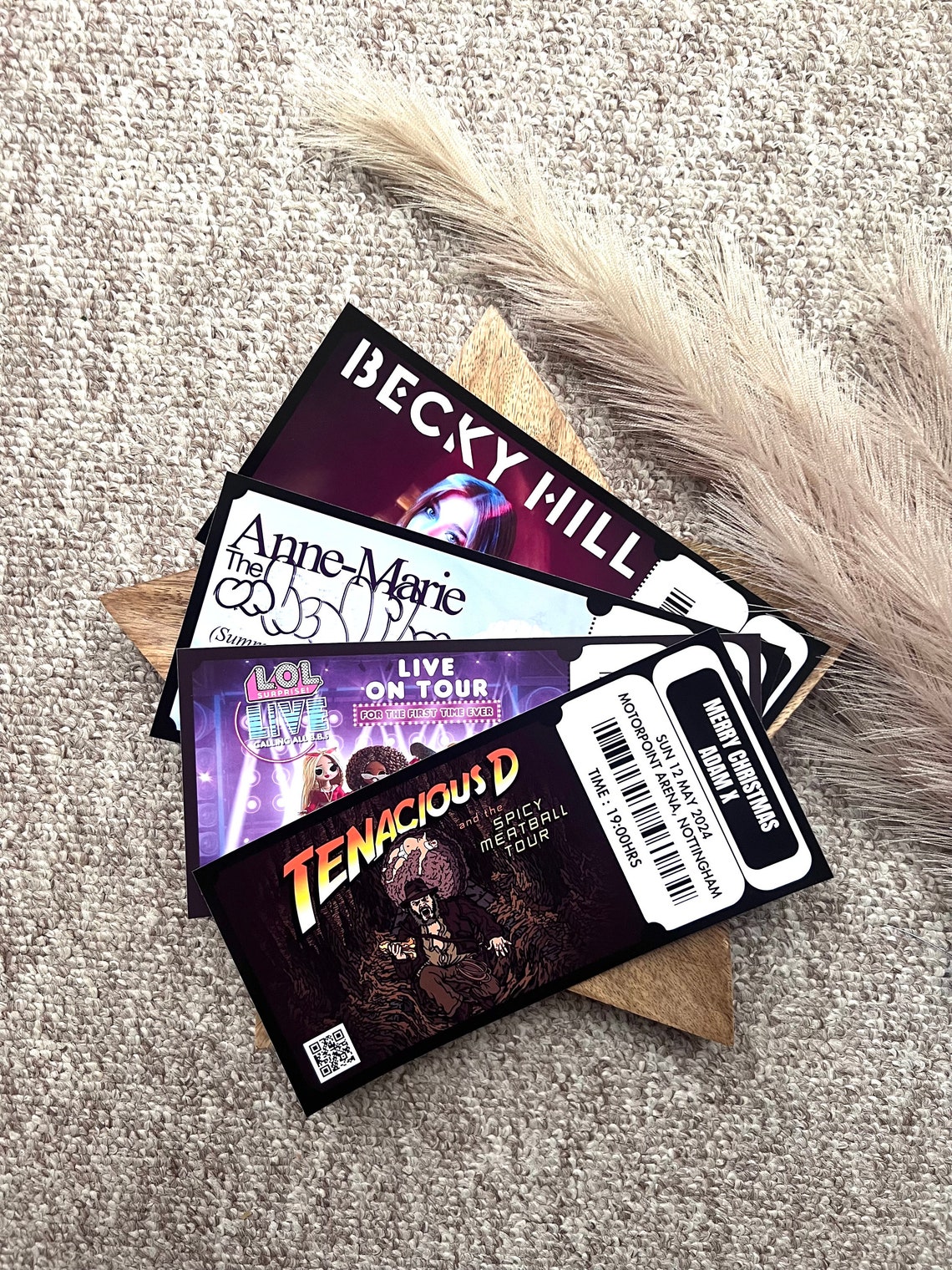 Theatre Ticket Personaliesed Musical Theatre Ticket Memorbilia Ticket ...