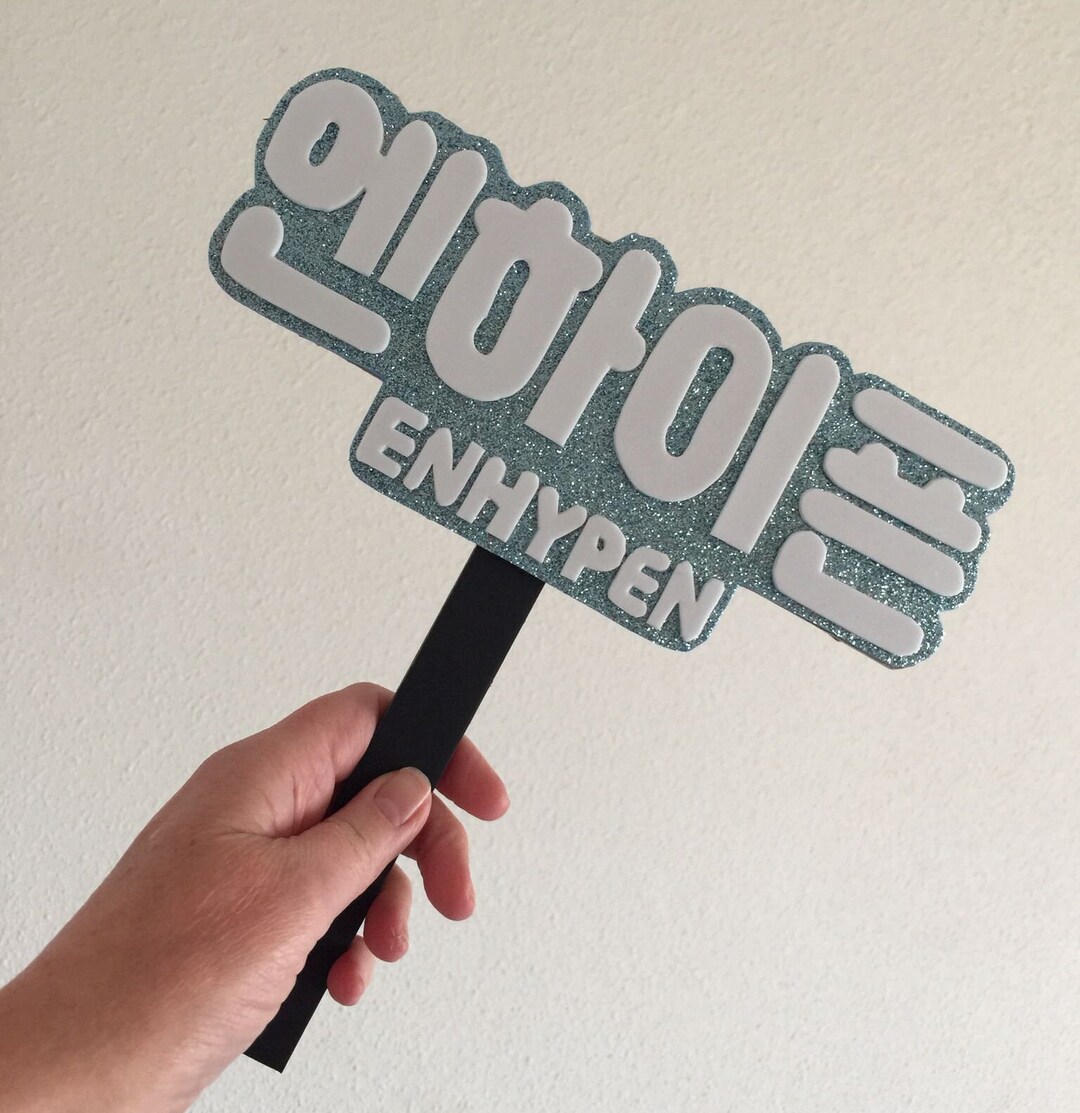 Kpop Custom Mini-hand Banner Enhypen, Ateez, TXT, Stray Kids, IVE ...