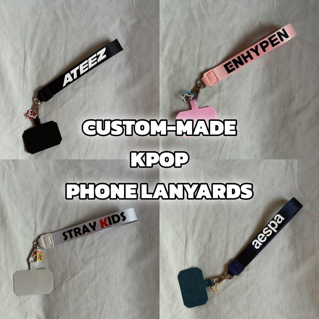 Kpop | Custom Phone Lanyards | Enhypen, Ateez, TXT, Stray Kids, IVE ...