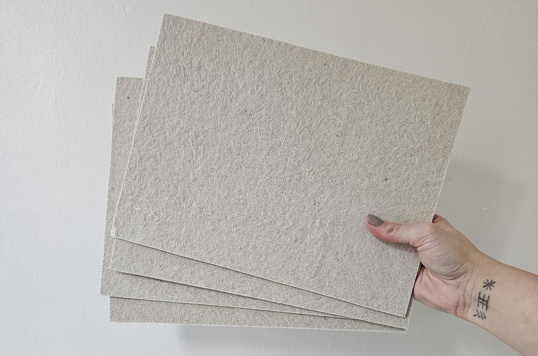 Paper From Wool and Cotton Natural Paper Ecological Paper - Etsy UK