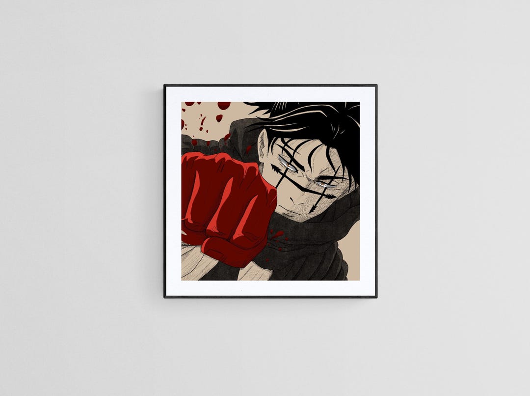 189. Choso - Jujutsu Kaisen fine Art Giclée Print Inspired by Anime ...