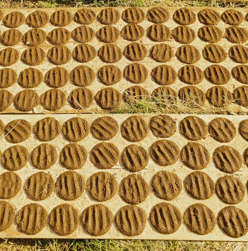 Pure Cow Dung Cakes for Pooja & Havan Made of Pure Gobar, Holy Organic ...